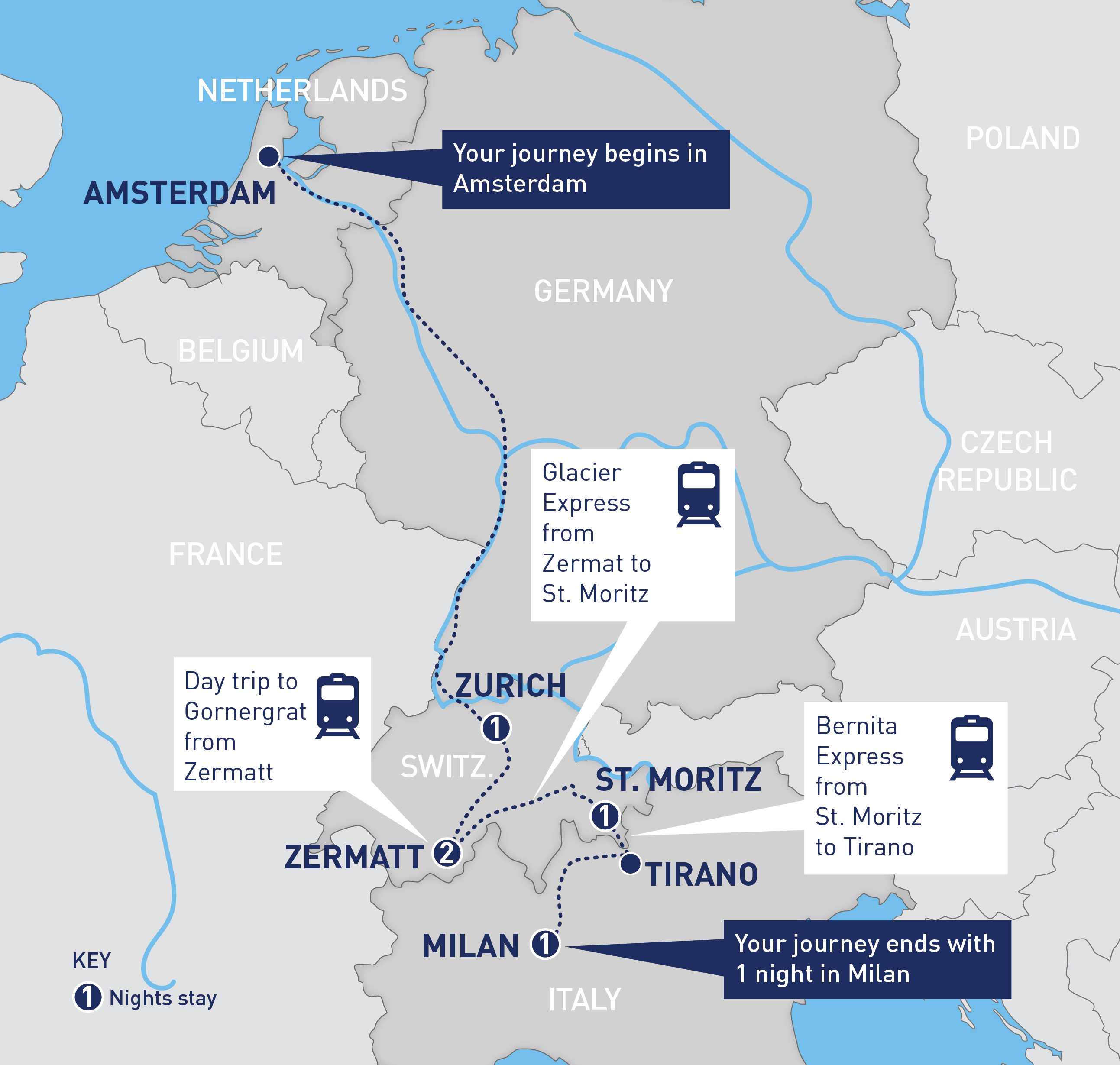 Train Rides From Amsterdam To Rome Europe's Most Exciting