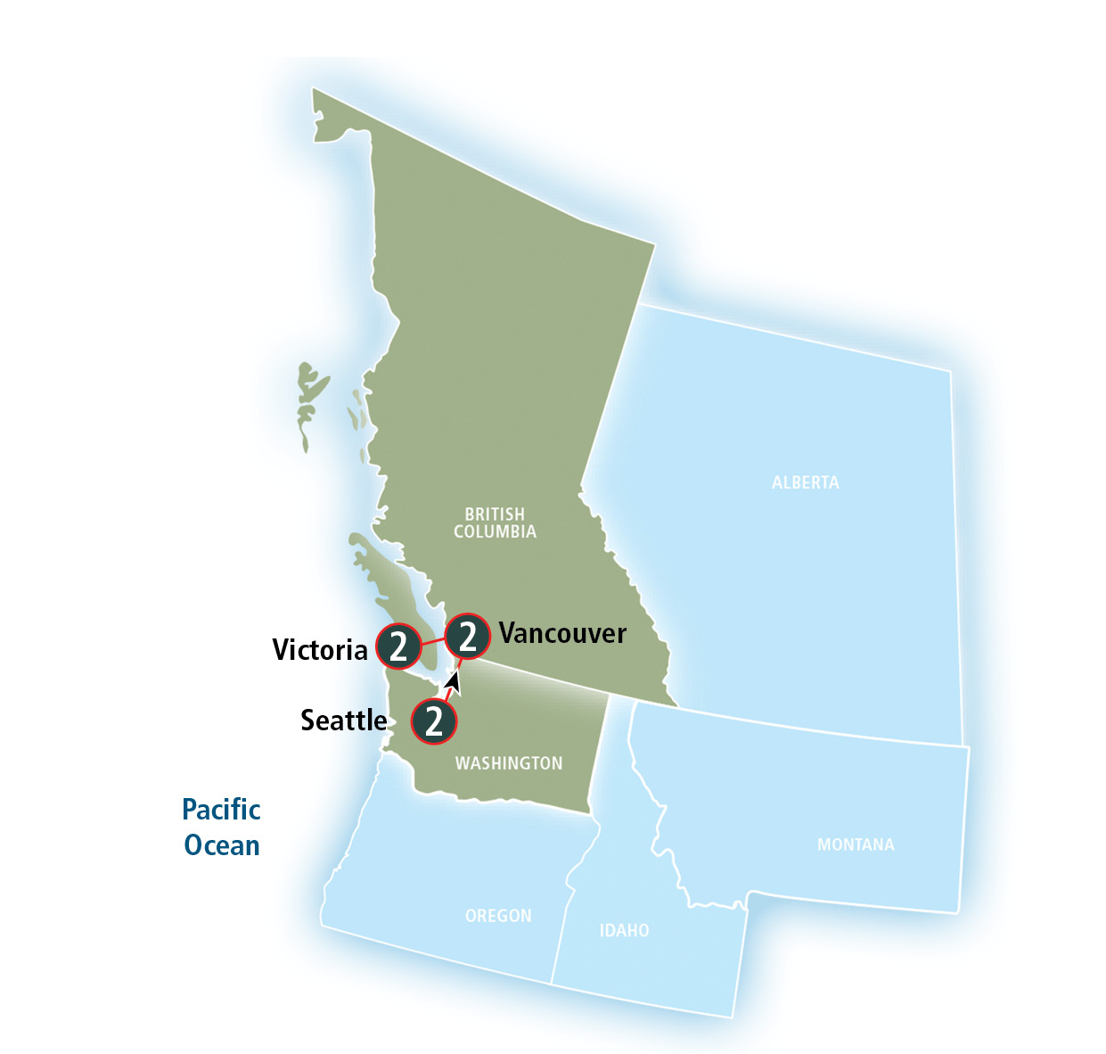 Train Routes British Columbia Victoria, BC | Amtrak Vacations®